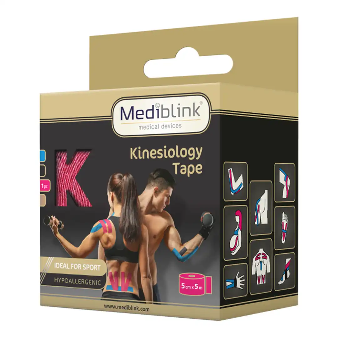 KINESIOLOGY TAPE CRVENA 5CMX5M