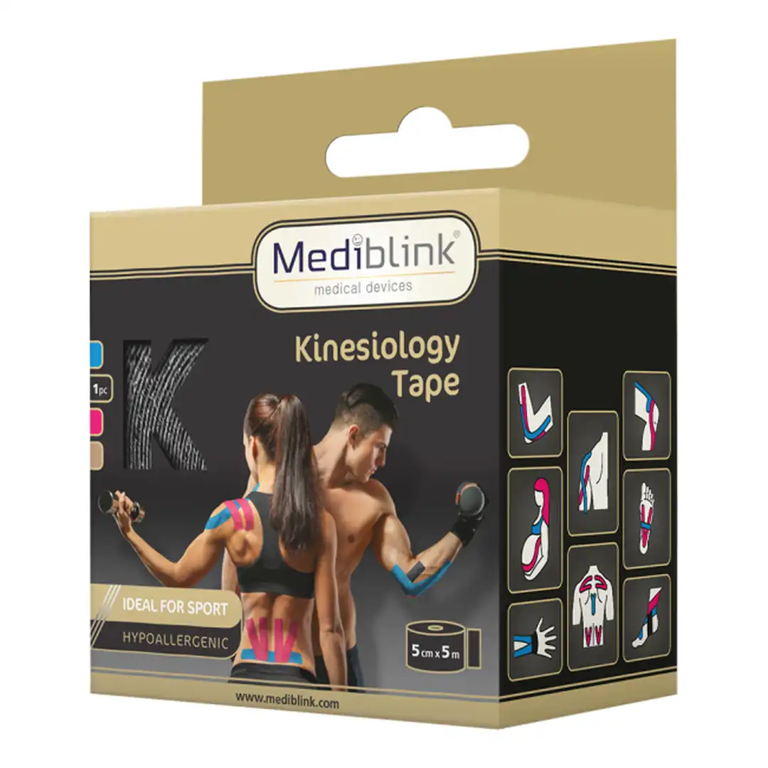 KINESIOLOGY TAPE CRNA 5CMX5M