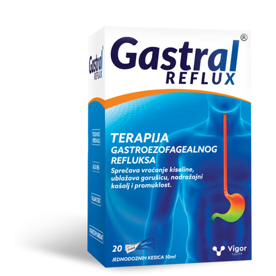 Gastral Reflux Oralna Suspenzija 20 Kesica