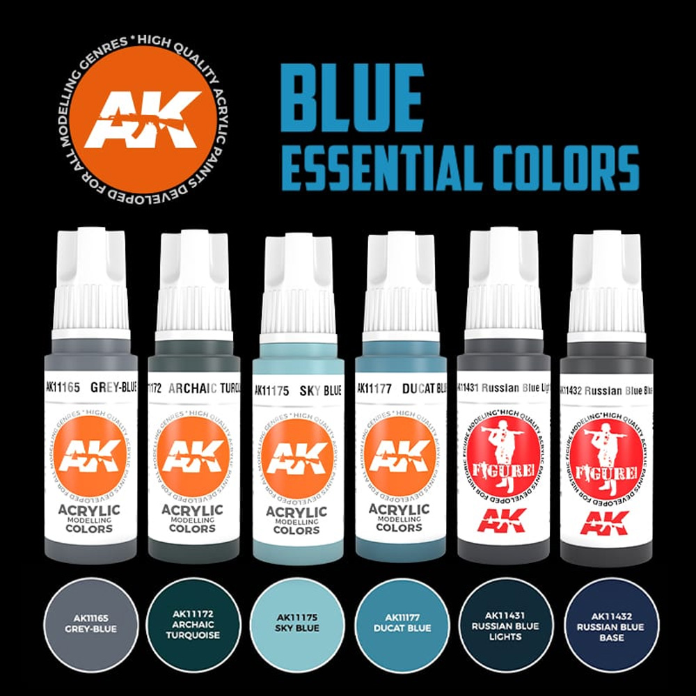 Blue Essential Colors set 3rd Gen