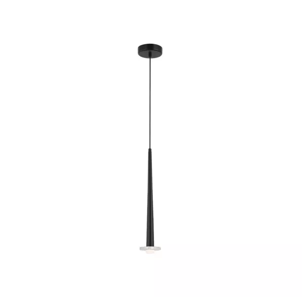 Visilica LED 6W 3000K aluminijum–mermer crni 22110 Zambelis