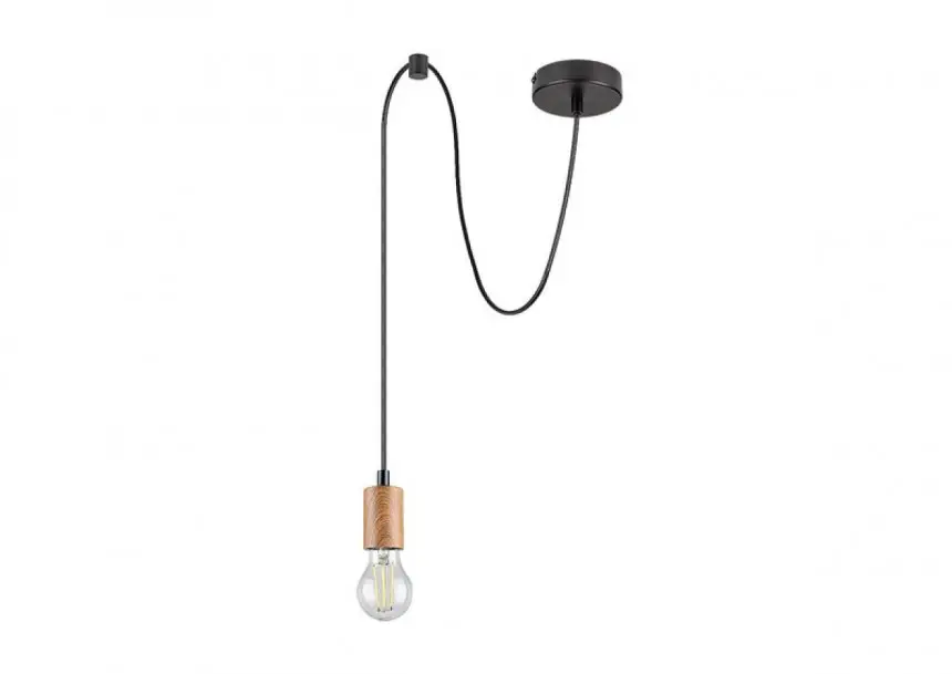 Rabalux Visilica Dollien E27 1x MAX 60W mat crno (72071)