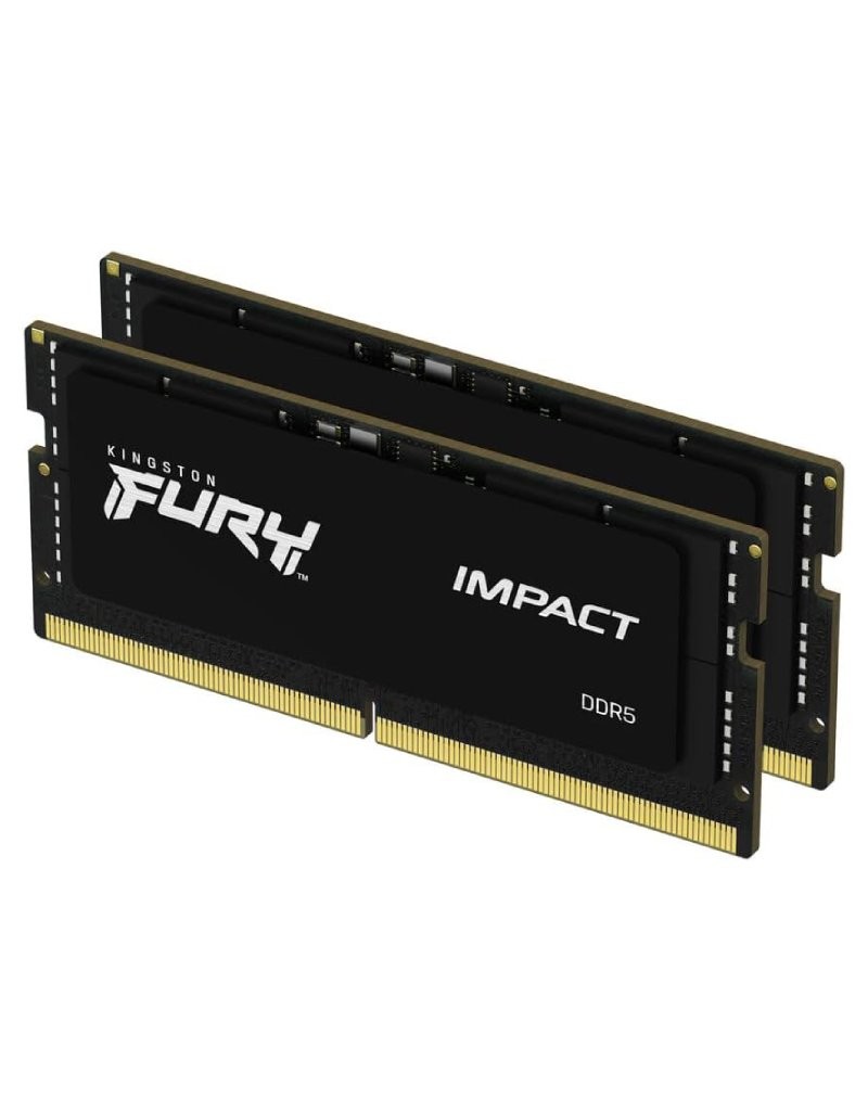 KINGSTON SODIMM DDR5 32GB (2x16GB kit) 6000MT/s KF560S38IBK2-32 FURY Impact Black XMP