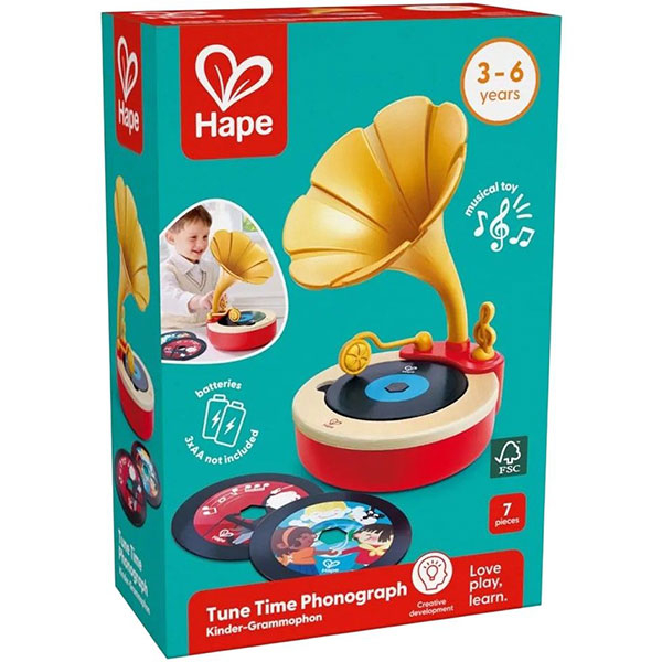 Gramofon drveni Hape Toys 22003454