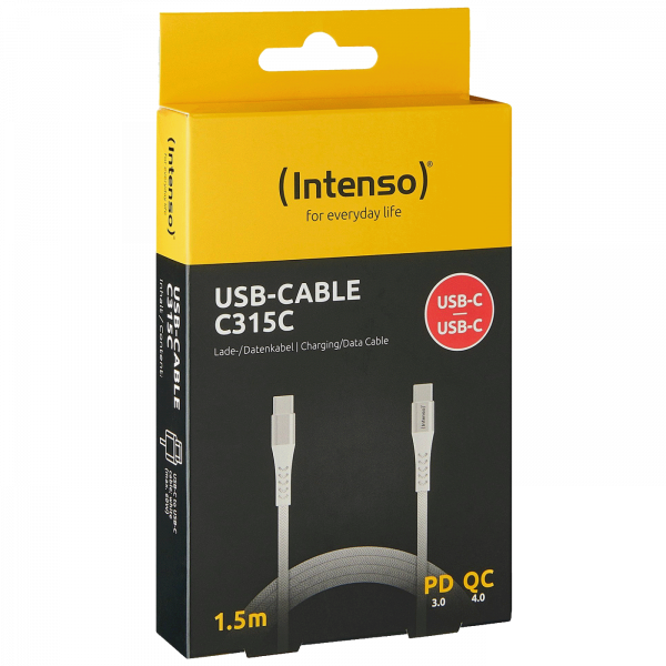 (Intenso) USB kabl za smartphone, USB type C, 1.5 met. - USB-Cable C315C