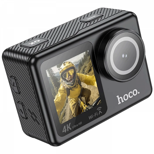 hoco. Sportska kamera, 1.3''/ 2'' IPS LCD, 4K UHD, WiFi, microSD - DV101