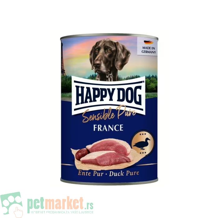Happy Dog: Vlažna hrana za pse Sensible Pure France, 400 gr