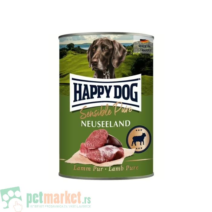 Happy Dog: Vlažna hrana za pse Sensible Pure New Zealand, 400 gr