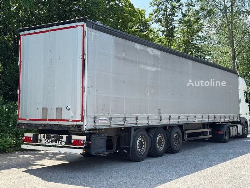 Schmitz Cargobull SCB*S3T, EDSCHA, Schmitz Achse poluprikolica sa kliznom ceradom