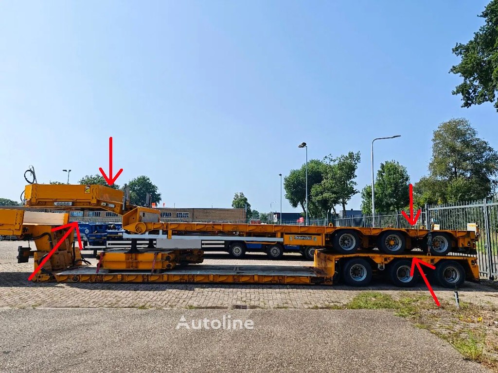 Goldhofer STZ-L3-27/80A 7.2 Meter Extand Powersteering 80 CM! poluprikolica sa niskom platformom