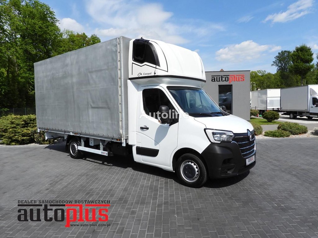 Renault MASTER  PLANDEKA 10 PALET WEBASTO TEMPOMAT LEDY PNEUMATYKA KLIMA kamion s ceradom < 3.5t