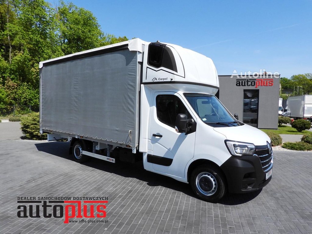 Renault MASTER  PLANDEKA 10 PALET WEBASTO TEMPOMAT LEDY PNEUMATYKA KLIMA kamion s ceradom < 3.5t