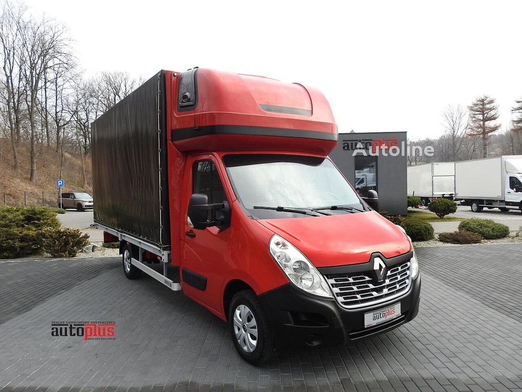 Renault MASTER  PLANDEKA 10 PALET WEBASTO TEMPOMAT KLIMATYZACJA 170KM [ kamion s ceradom < 3.5t