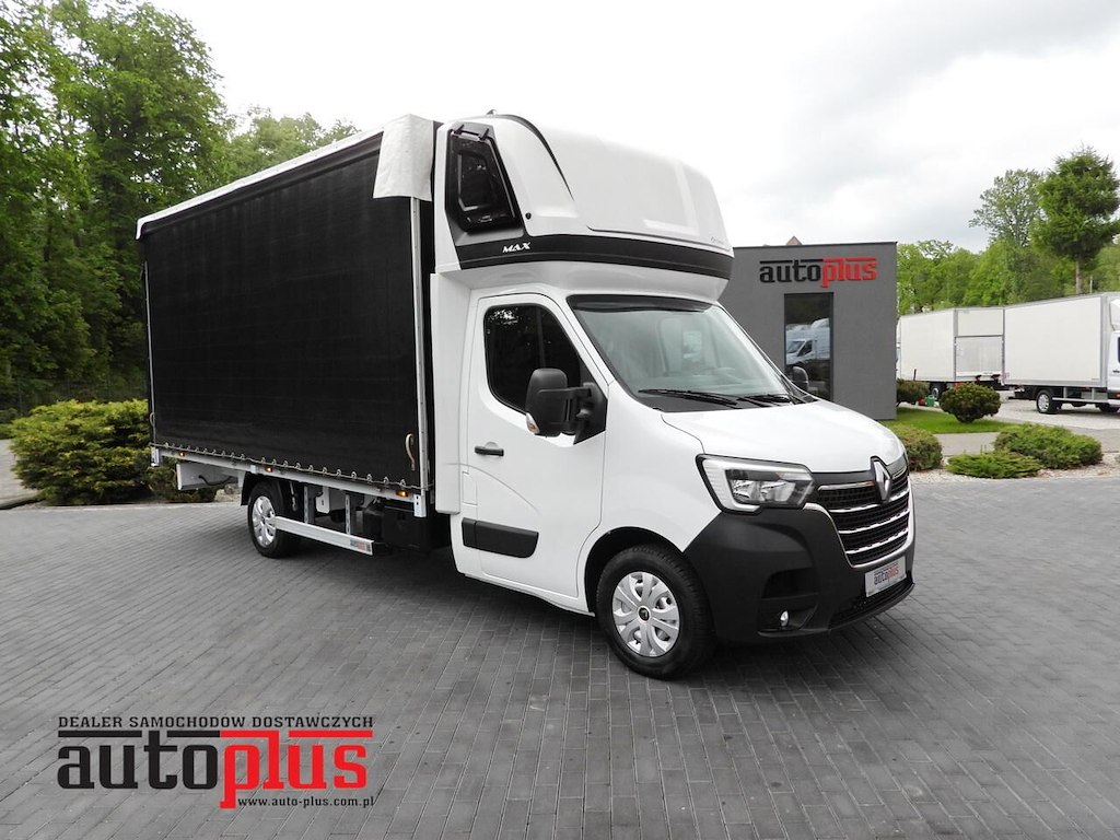 Renault MASTER  PLANDEKA 10 PALET WEBASTO TEMPOMAT LEDY PNEUMATYKA KLIMA kamion s ceradom < 3.5t
