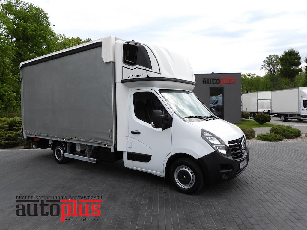 Opel MOVANO  PLANDEKA WINDA 9 PALET WEBASTO TEMPOMAT LEDY PNEUMATYKA kamion s ceradom < 3.5t