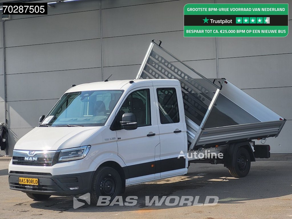 Novi MAN TGE 3.180 Driezijdige Kipper Automaat Dubbel Cabine 2025 Facelif kamion kiper < 3.5t