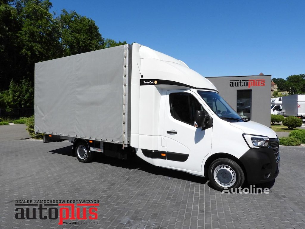 Renault MASTER  PLANDEKA 10 PALET WEBASTO TEMPOMAT LEDY PNEUMATYKA KLIMA kamion s ceradom < 3.5t