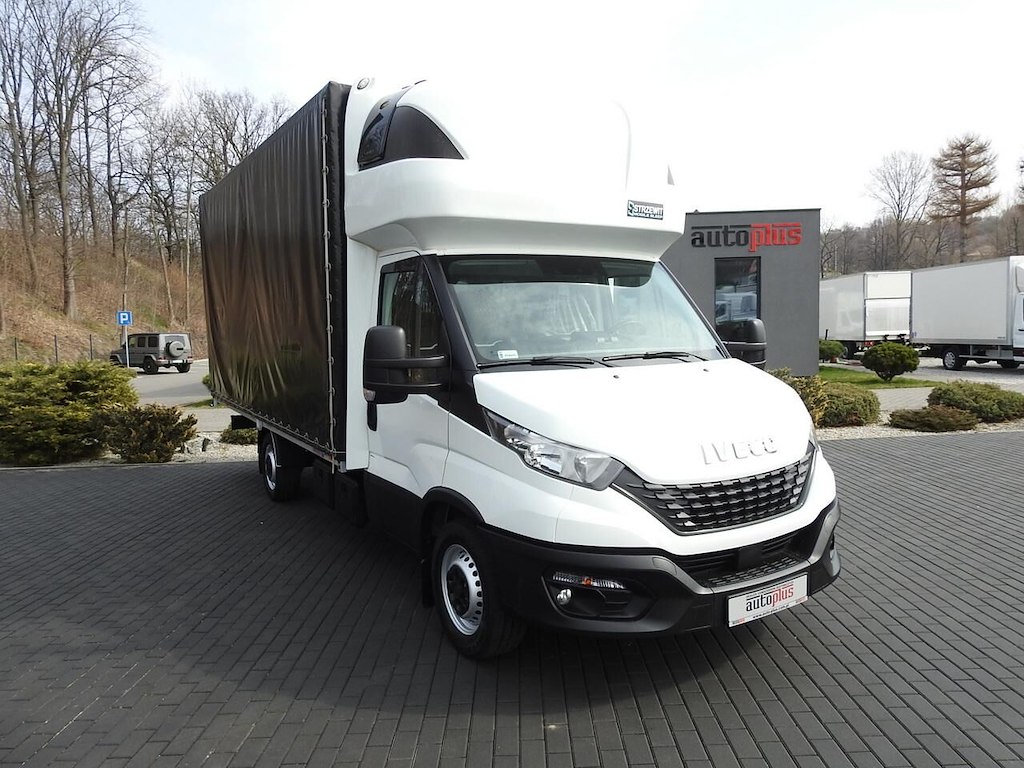 IVECO DAILY  35S18 PLANDEKA 10 PALET WEBASTO TEMPOMAT KLIMATYZACJA 18 kamion s ceradom < 3.5t