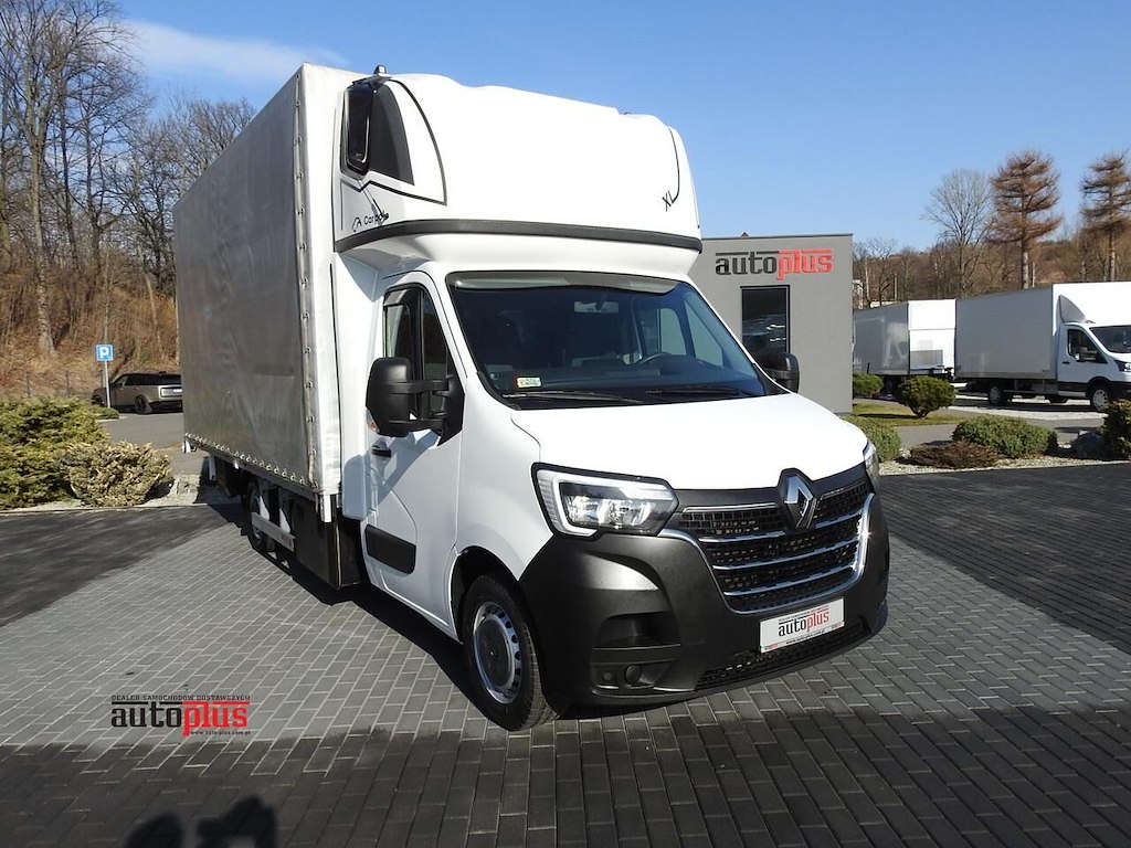 Renault MASTER  PLANDEKA 10 PALET WEBASTO TEMPOMAT LEDY PNEUMATYKA KLIMA kamion s ceradom < 3.5t