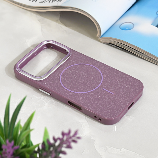Maska za iPhone 17 Pro 6.3 Magsafe Sparkle Dust ljubičasta