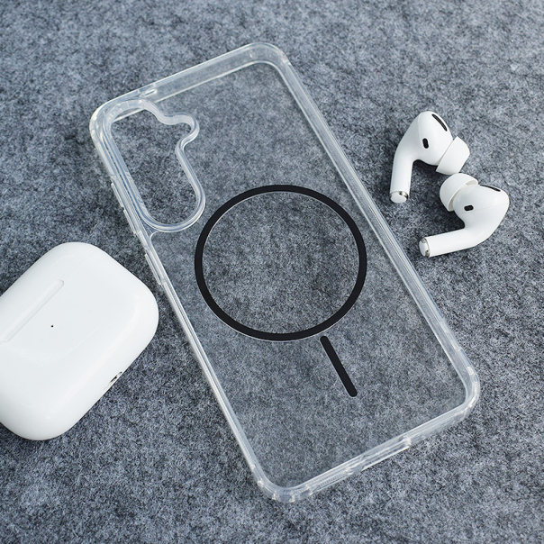 Maska za Samsung S25/ S931B Mag Case Clear Slim crna