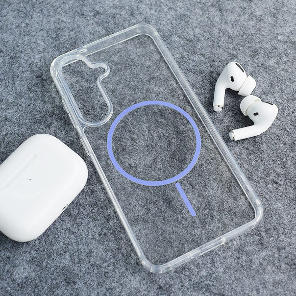 Maska za Samsung A36 5G/ A366B/ A56 5G/ A566B Mag Case Clear Slim ljubičasta