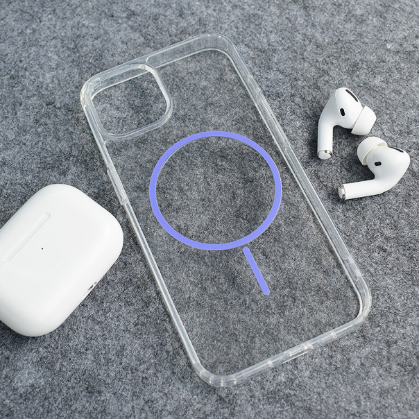 Maska za iPhone 13/14 Mag Case Clear Slim ljubičasta