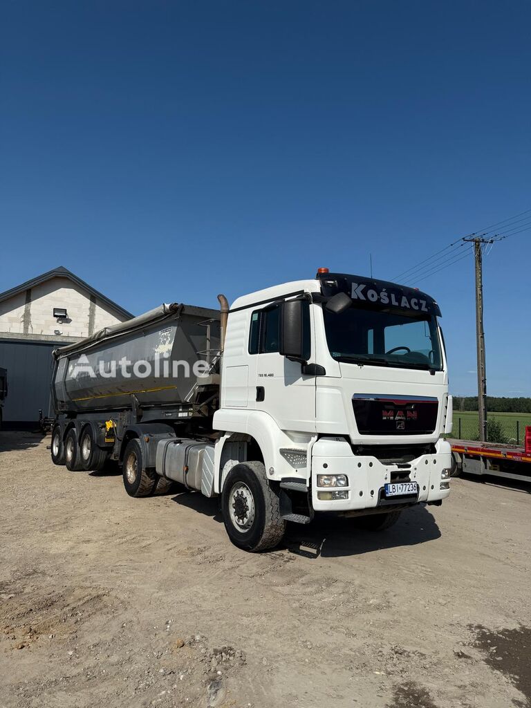 MAN TGS 18.480 tegljač + poluprikolica kipera