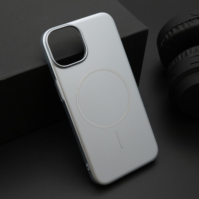 Futrola PURE MATTE MagSafe za iPhone 14 (6.1) srebrna