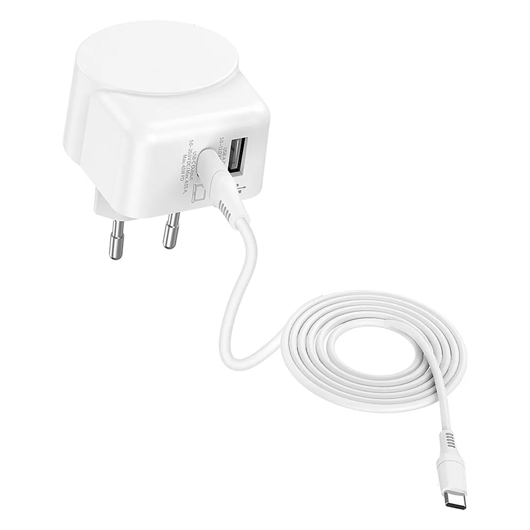 EU USB CHARGER AC 45PD - 38198
Zidni punjač 45W