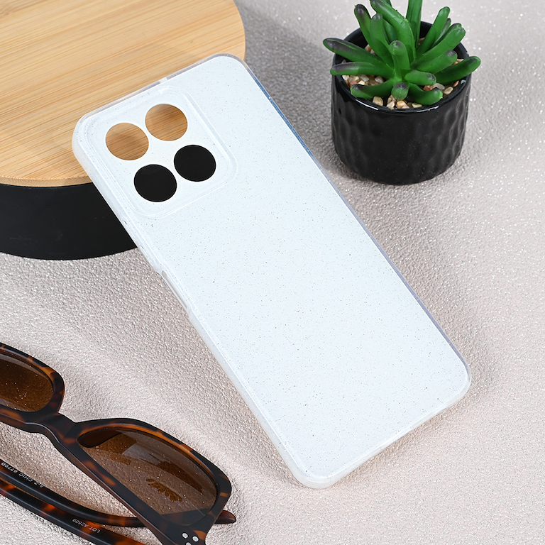 Zastitna maska (futrola) Sparkle Dust - Huawei Honor X6a bela