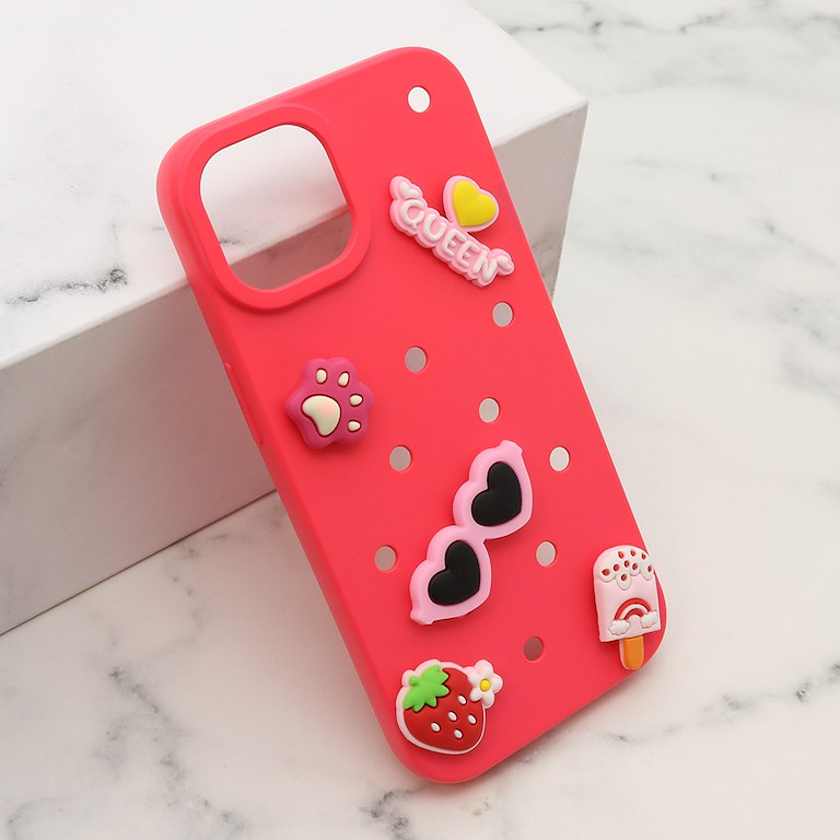 Zastitna maska (futrola) TOY - iPhone 15 pink (MS)