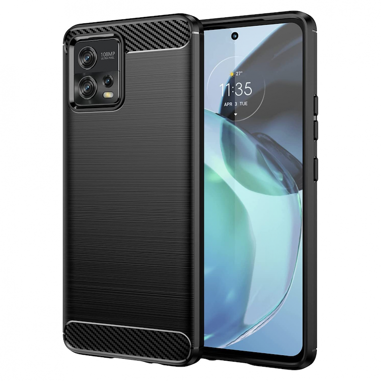 Zastitna maska (futrola) Defender Safeguard - Motorola Moto G72 crna