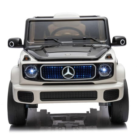 Mercedes EQG 4X4 Beli dečiji automobil na akumulator sa premium opremom ( 11529 )