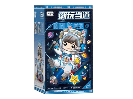 LOZ LOZ Loz Loz - Blue and White Porcelain Astronauts