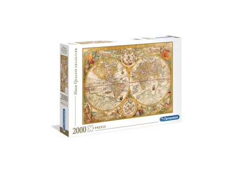 CLEMENTONI PUZZLE 2000 HQC ANCIENT MAP