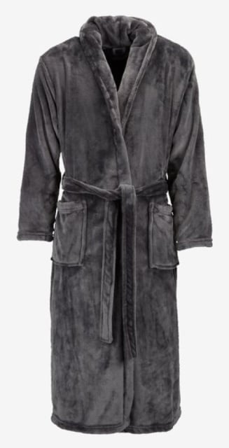 Bade mantil mikro XXL/XXXL asfalt siva