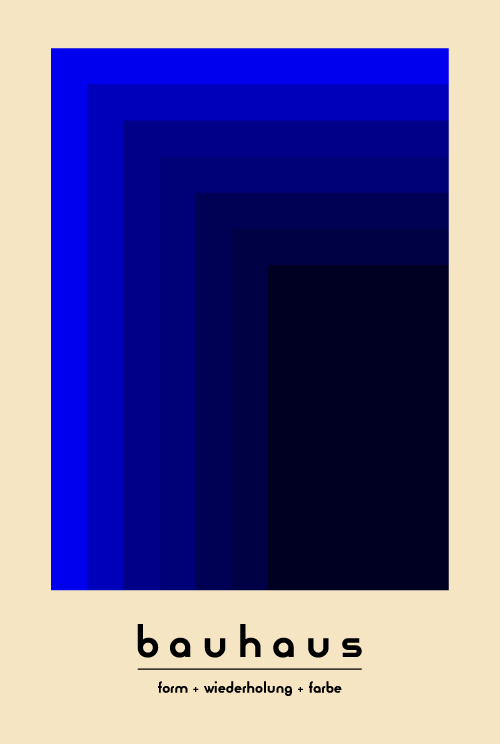 Serija 5 - Farbstudie # Nordblau (Studija boje, Severna plava)