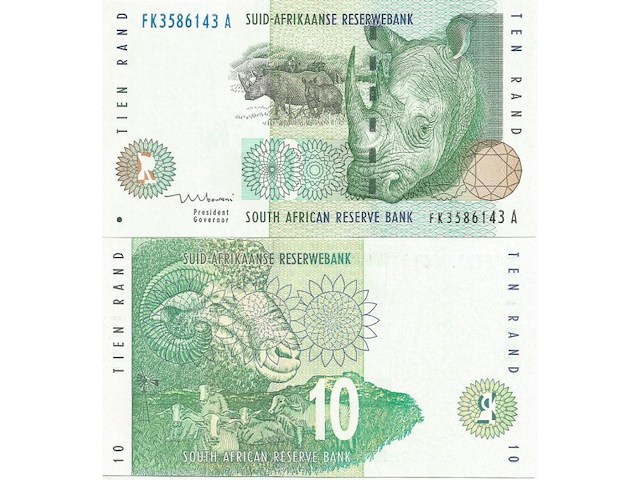 South Africa 10 rand 1999. UNC