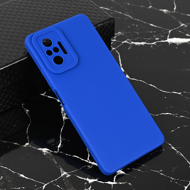 Zastitna maska (futrola) Teracell Giulietta - Xiaomi Redmi Note 10 Pro/Redmi Note 10 Pro Max mat plava