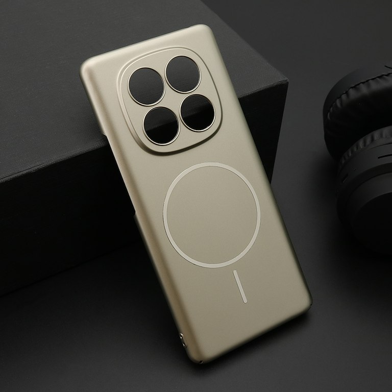 Zastitna maska (futrola) PURE mat MagSafe - Xiaomi Redmi Note 14 Pro 4G (Global) zlatna (MS)