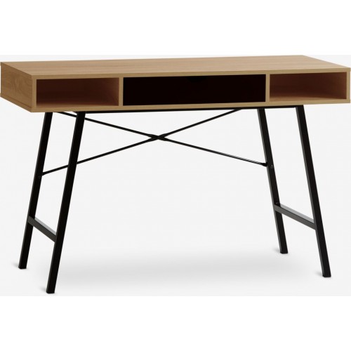 Radni sto Albert 48x120 hrast/crna