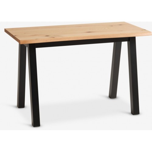 Radni sto Skodnele 60x120 natur hrast/crna