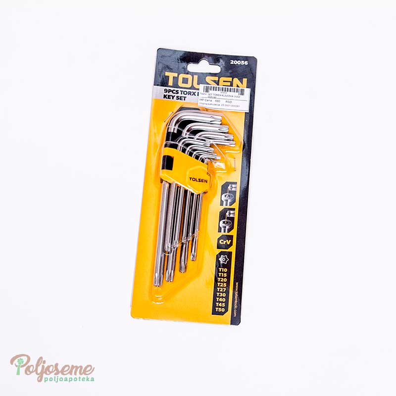 SET TOREX KLJUCEVA DUGI 9DELNI