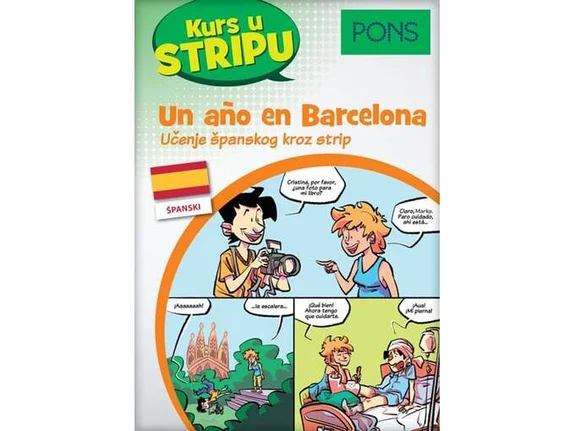 PONS kurs u stripu - španski: un año en Barcelona - Grupa autora