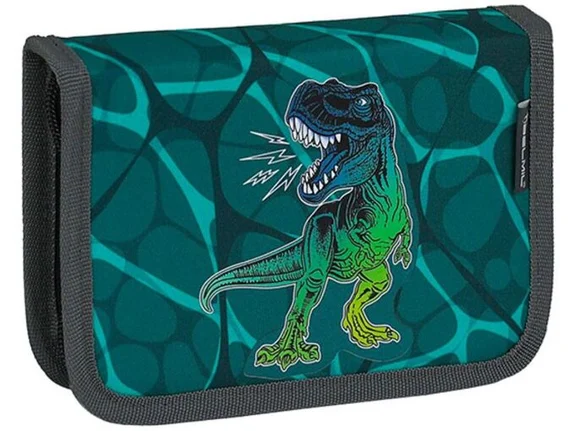 Belmil Prazna pernica 1 zip - T-Rex Green