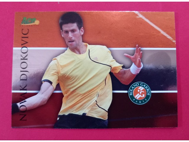 ACB authentic memorabilia 2008 NOVAK ĐOKOVIĆ RG17