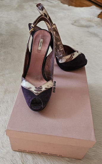 Miu Miu PeepToe SlingBacks cipele, original