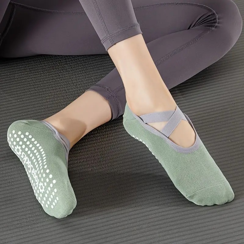 Yoga neklizajuce carape – Zelene NOVO