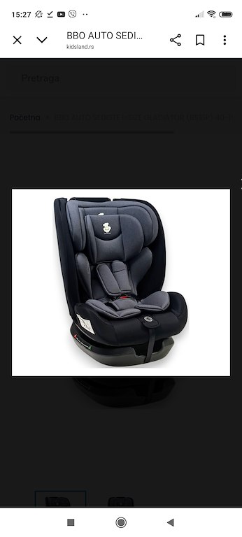 Auto sedište 0-36 kg